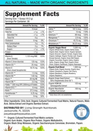 Brain-Belly-Body Elixir Mixer Powder – Living-Strength Nutritionals