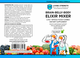 Brain-Belly-Body Elixir Mixer Powder – Living-Strength Nutritionals