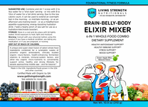 Brain-Belly-Body Elixir Mixer Powder – Living-Strength Nutritionals